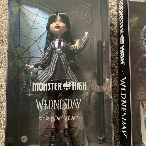 monster high | Toys | Monster High X Wednesday Wednesday Addams Doll ...